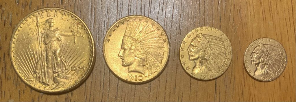Building A Classic 4-Piece Type Set of Pre-1933 U.S. Gold Coins