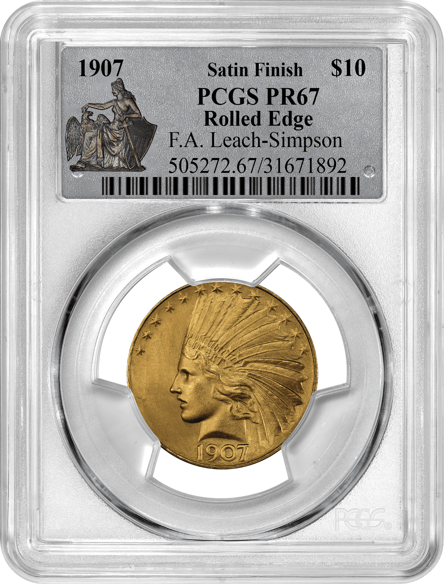 1907_10_Rolled Edge Satin Finish_Simpson_PR67_31671892